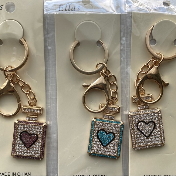 Accessories | Bag Charm Key Chain Perfume Bottle W Your Color Choice ...